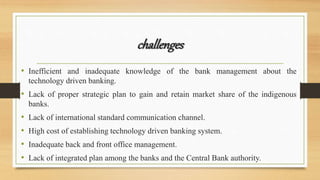 ICT in Banking Sector, Bangladesh | PPTX