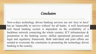 ICT in Banking Sector, Bangladesh | PPTX