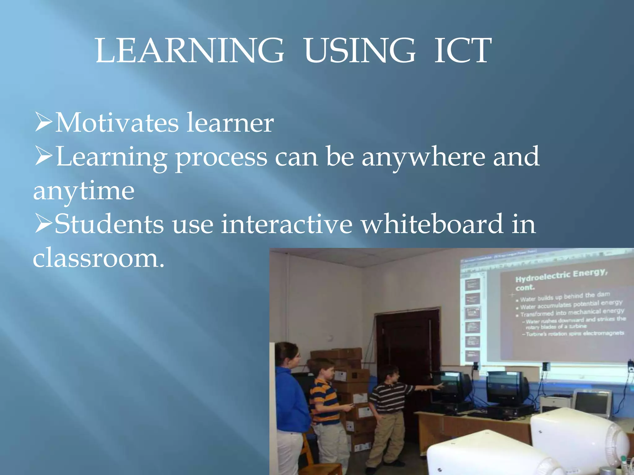 Impact of ict in education | PPTX