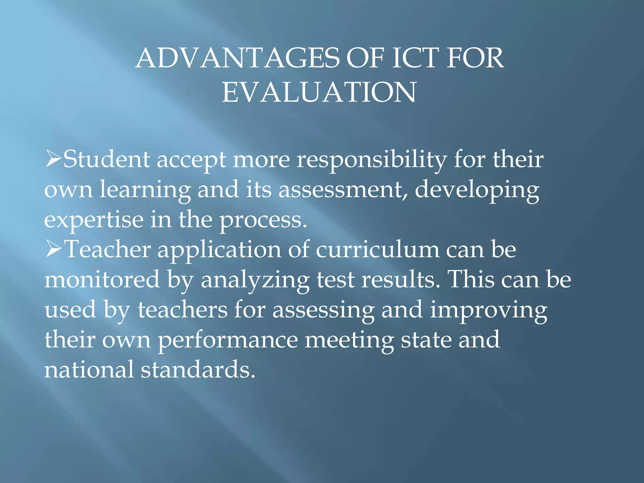 Impact of ict in education | PPTX