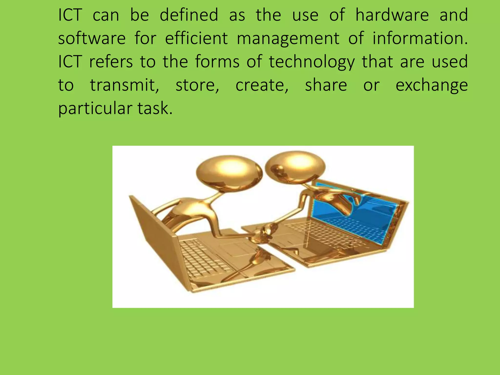 Impact of ict in education | PPTX