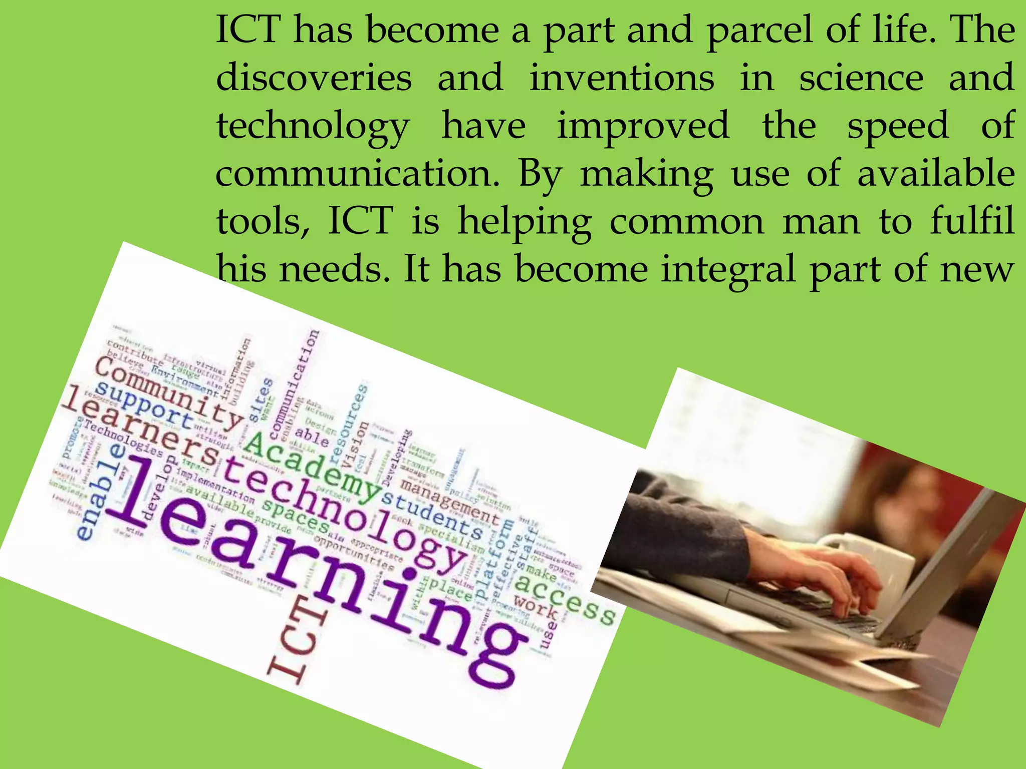 Impact of ict in education | PPTX