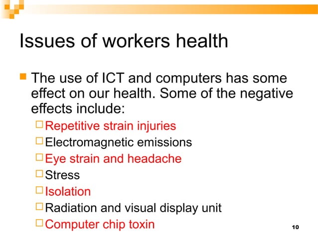 Impact of ict on society | PPT