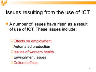 Impact of ict on society | PPT