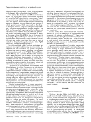 Impact Of Improved Documentation On An Academic Neurosurgical Practice | PDF | Healthcare ...