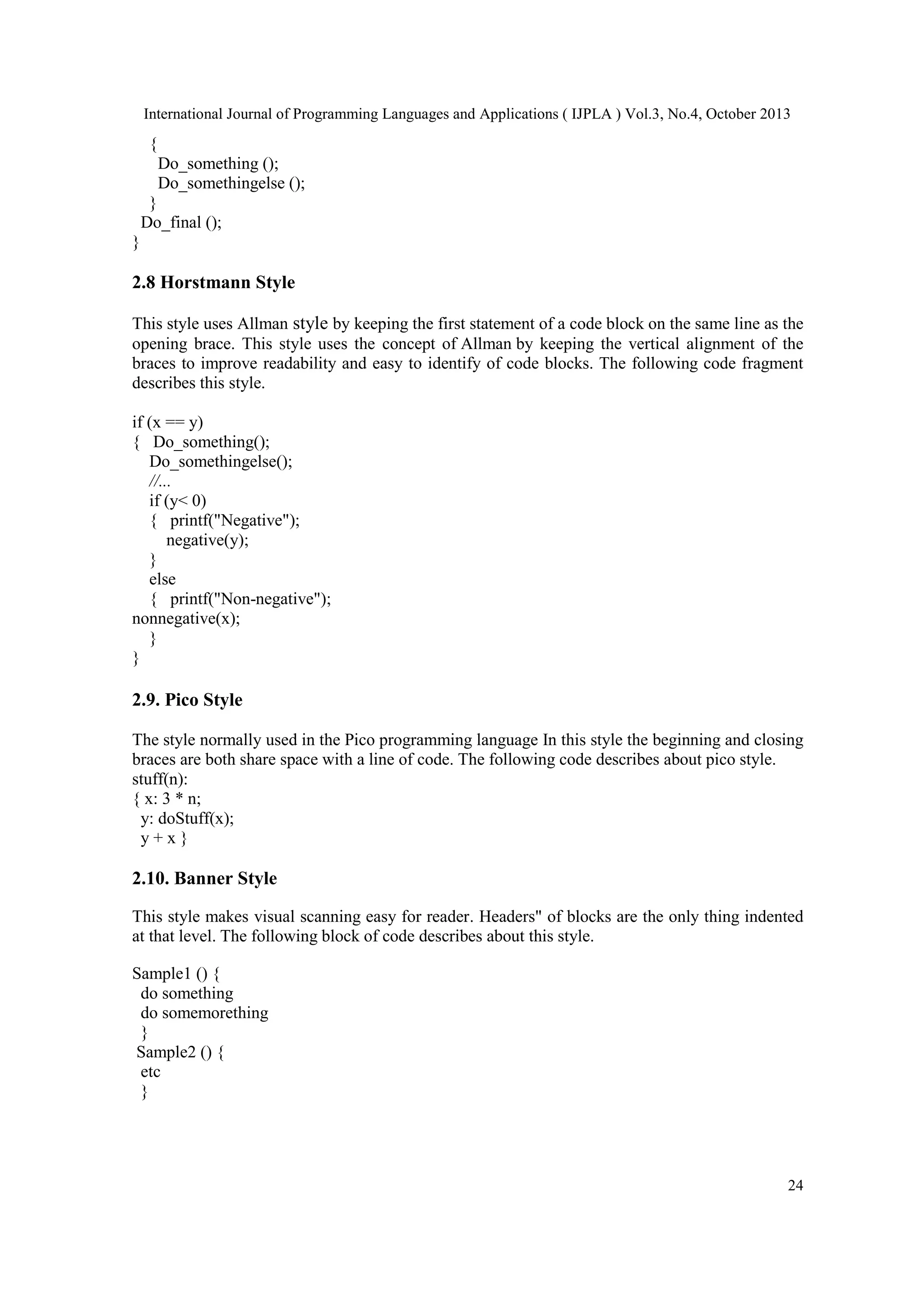 Impact of indentation in programming | PDF