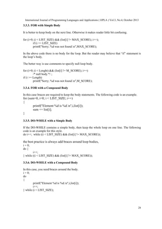 Impact of indentation in programming | PDF