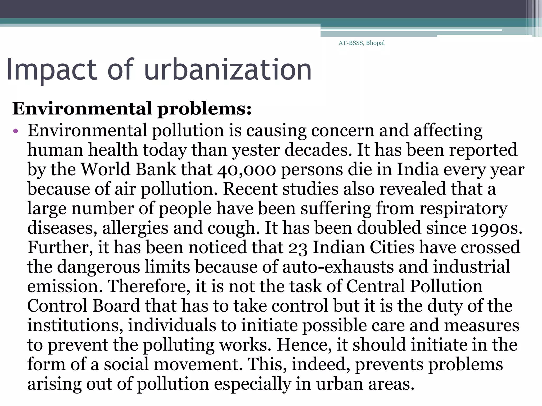 Impact of industrialization and urbanization on social life of workers ...