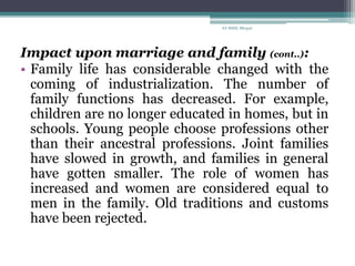 Impact of industrialization and urbanization on social life of workers ...