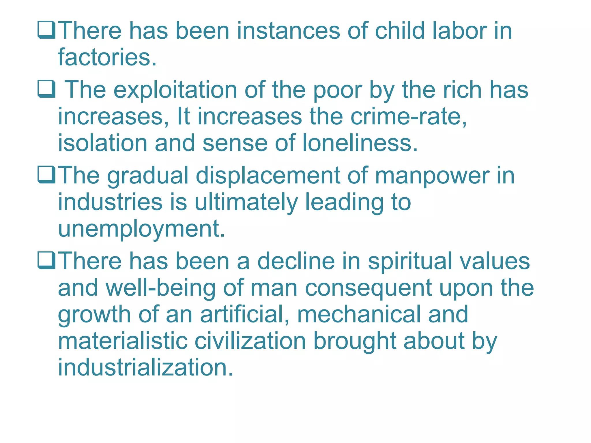 Impact of industrialization on society | PDF