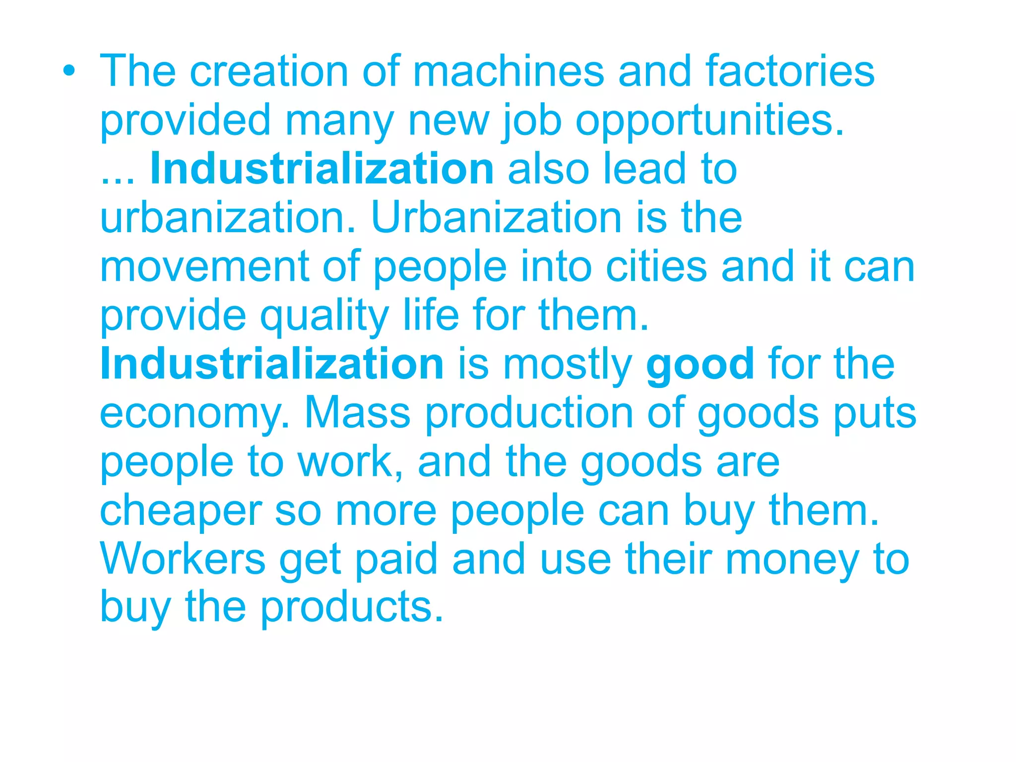 Impact of industrialization on society | PDF