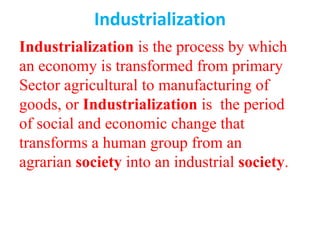 Impact of industrialization on society | PDF