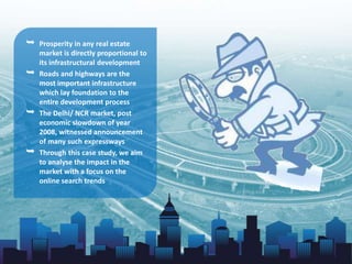 Impact of infrastructural development on realty market | PPT