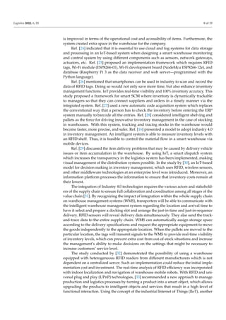 Impact Of Internet Of Things (IoT) On Inventory Management A Literature Survey | PDF