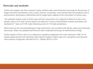 Impact of introduced plant pathogens in india | PPTX | Agriculture ...