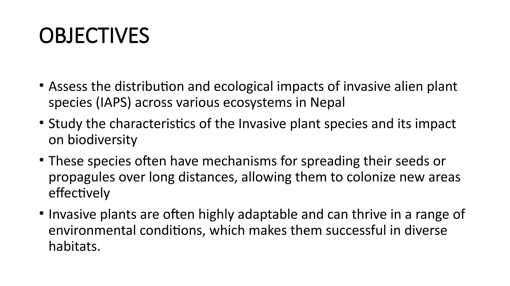 Impact of invasion of alien plant species on ppt.pptx