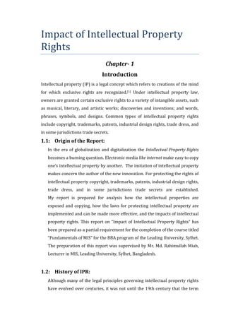 Impact of IPR | PDF