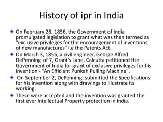 Impact of ipr in biological research in india | PPTX