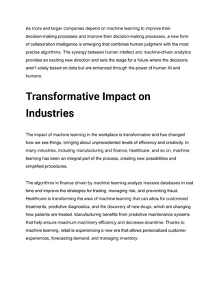 Impact of Machine Learning Development on Future.pdf