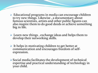 Impact of Media on Children | PPTX