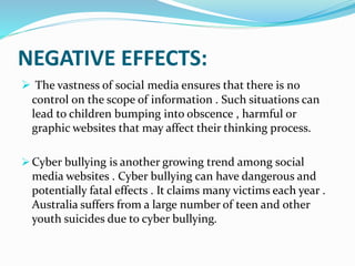 Impact of Media on Children | PPTX