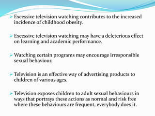 Impact of Media on Children | PPTX