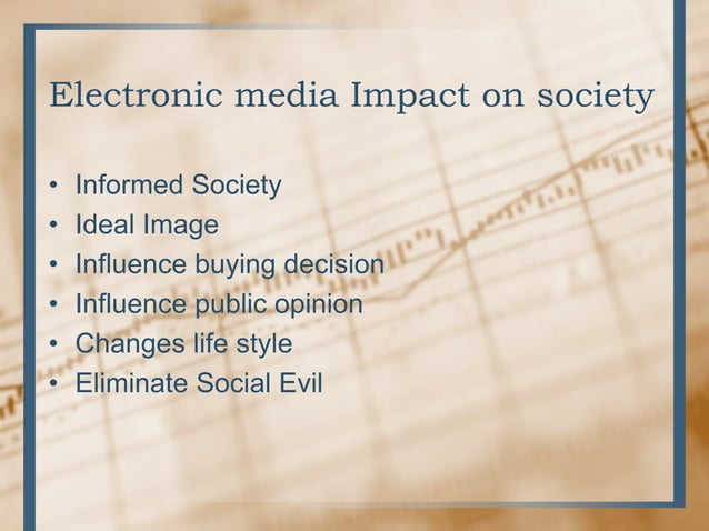 Impact of media on society | PPTX