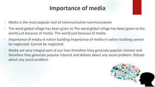 Impact of media on society | PPTX