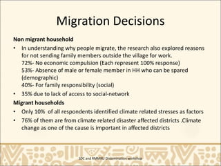 Impact of Migration on Transformation to Sustainability Poverty and ...