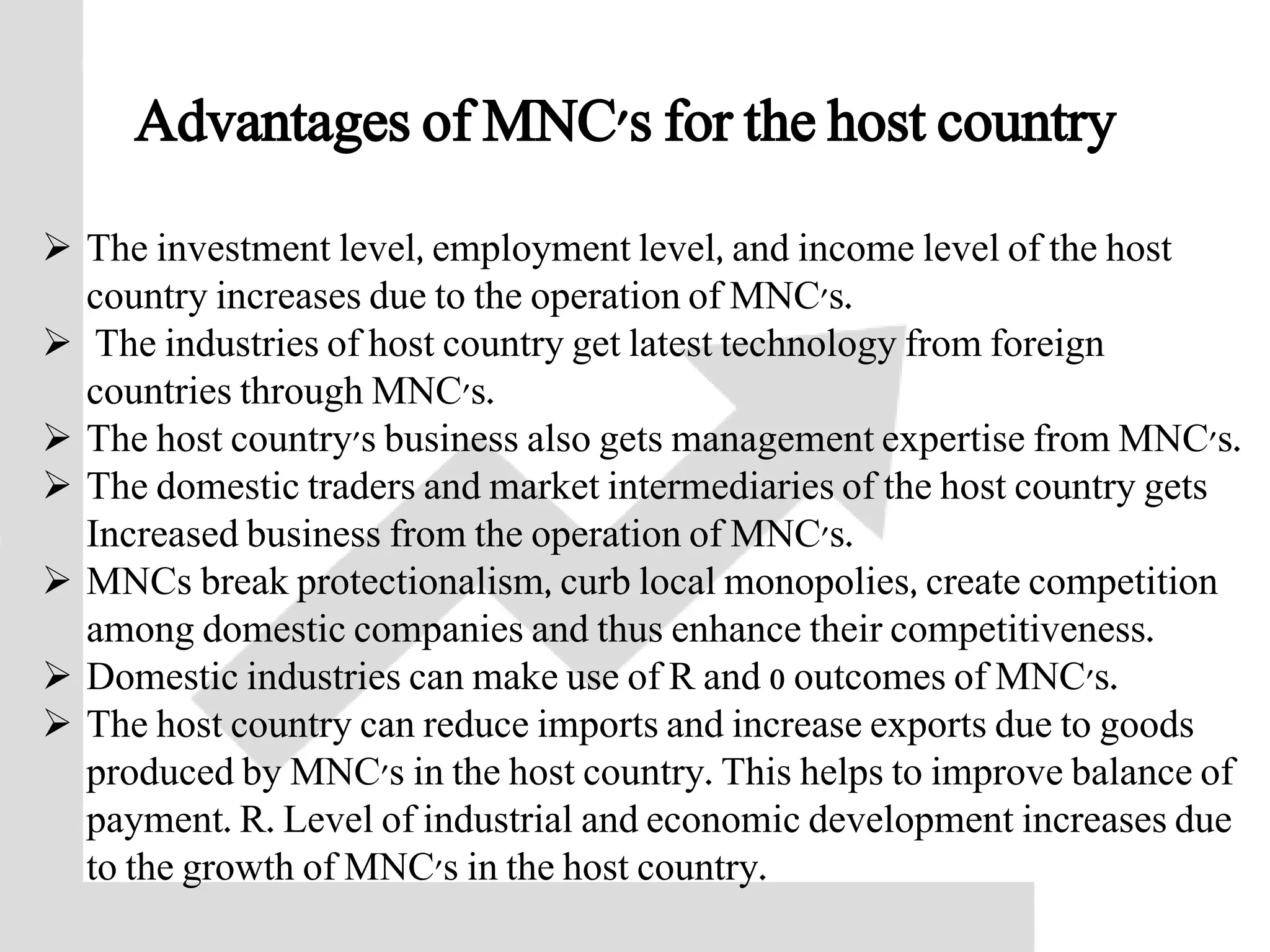Impact of mnc in india | PPTX