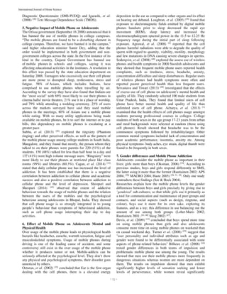 Impact Of Mobile Phone Addiction On Adolescent S Life A Literature ...