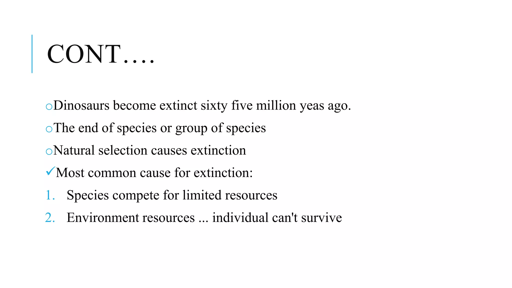 Impact of Natural Selection .pptx