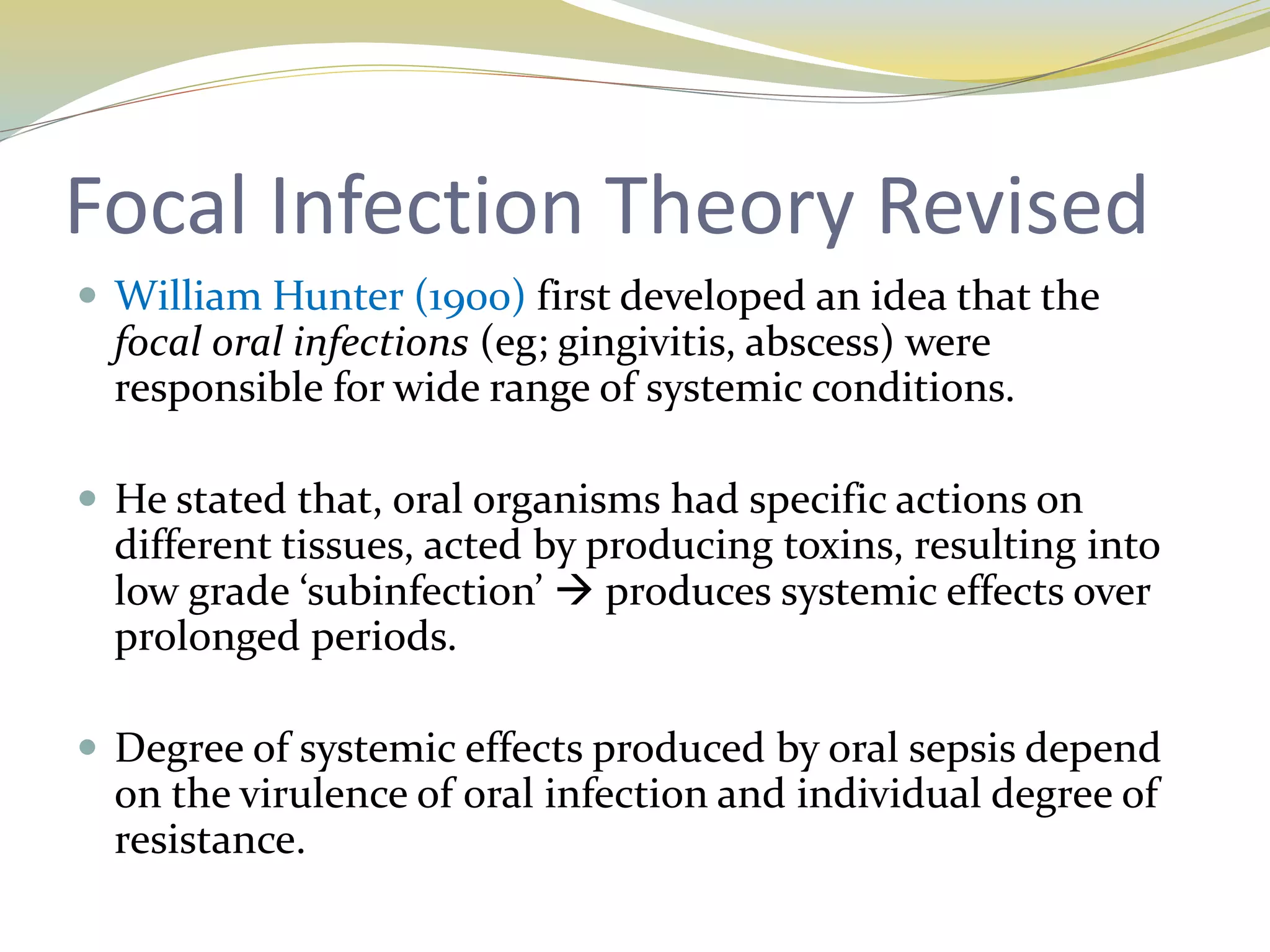 Periodontal Medicine: Impact of periodontal disease on systemic health ...