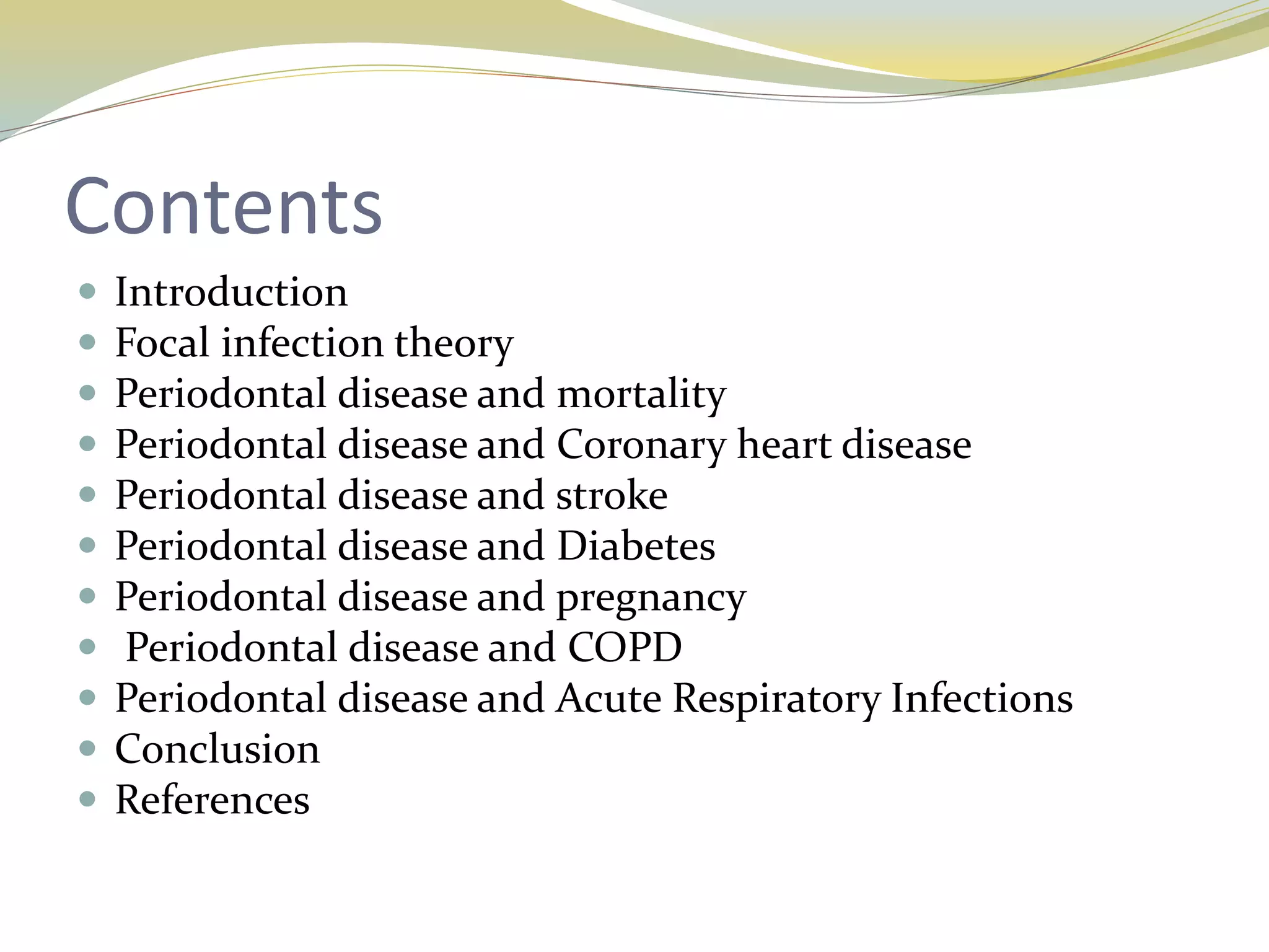 Periodontal Medicine: Impact of periodontal disease on systemic health ...