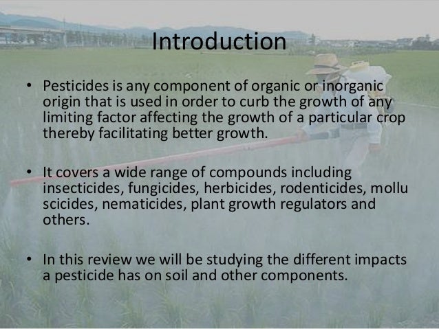 Effects Of Pesticides On Soil
