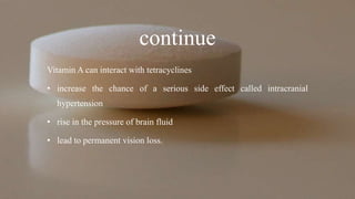 Impact of pharmacokinetics of bextrum gold and tetracycline from drug ...