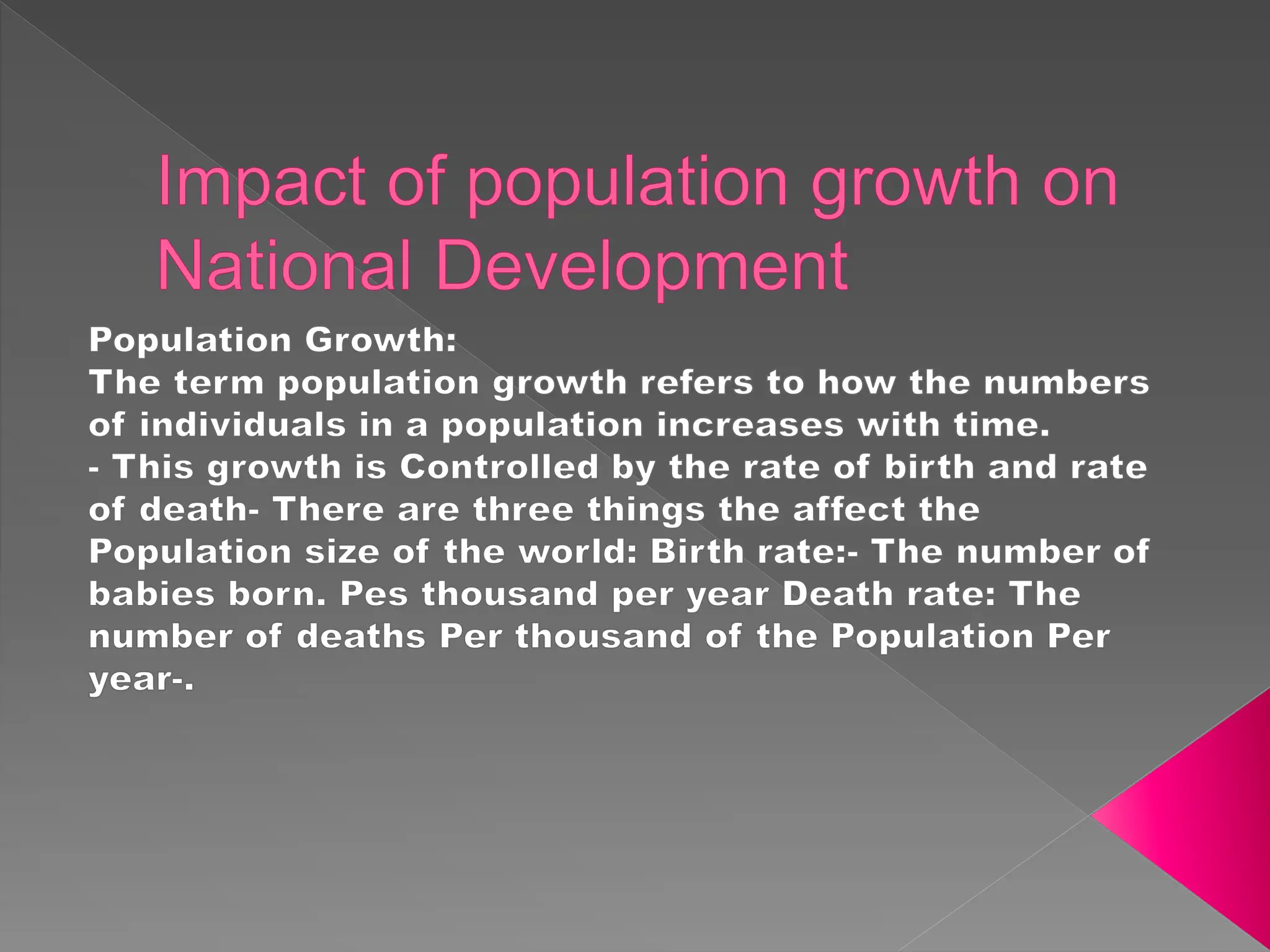 Impacts of population growth on National Development.pptx