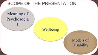 Impact of psycho social implications | PPTX