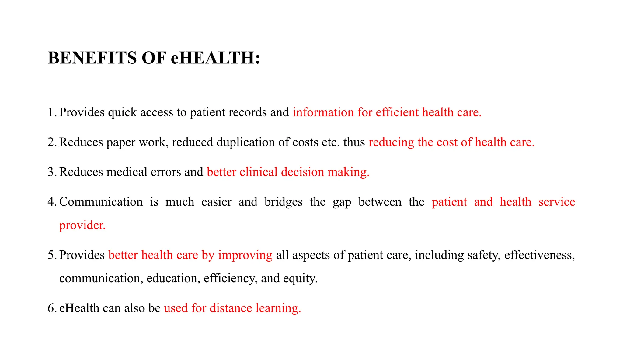Impact of Quality Use of Medicines (QUM) on E-Health. pptx | PPTX