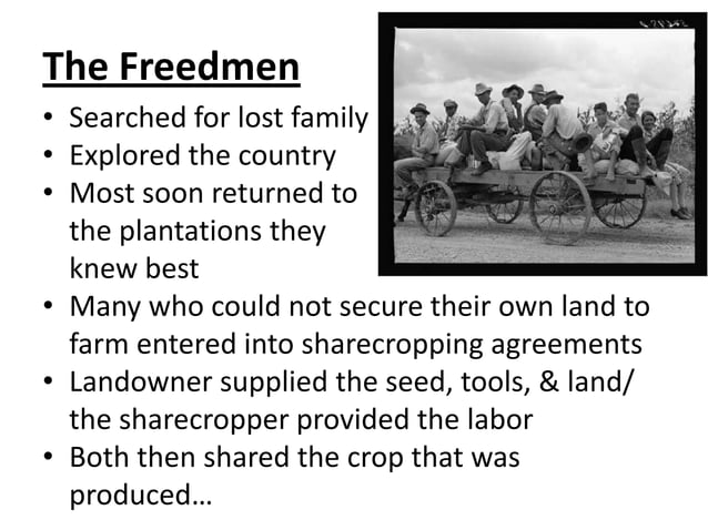 Impact of reconstruction 852 | PPTX