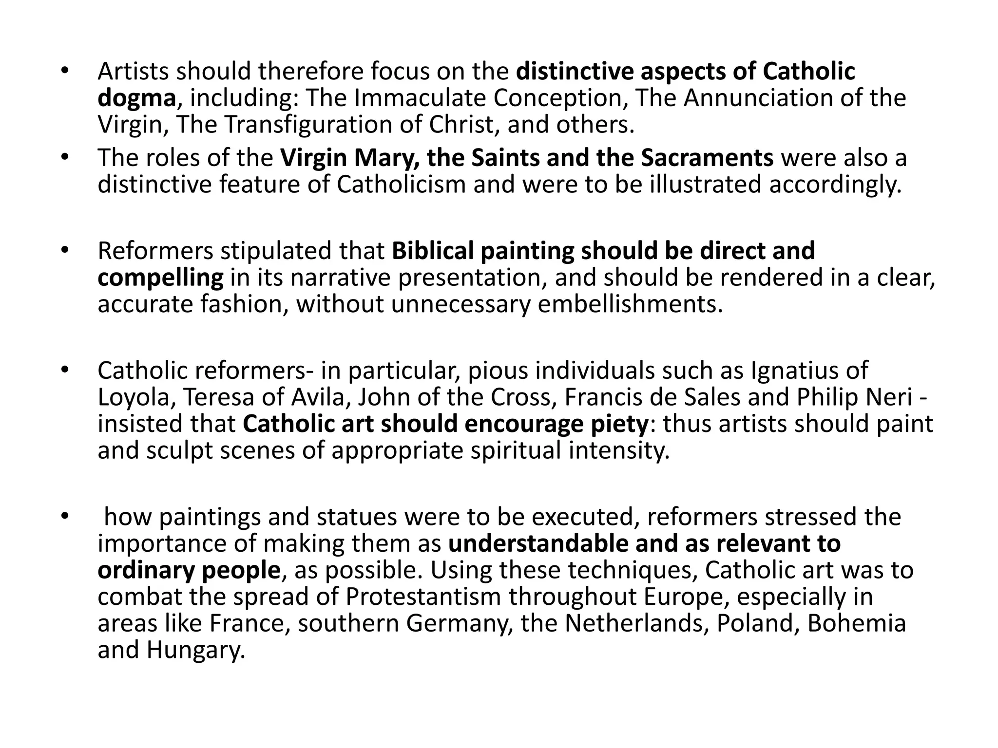 Impact of reformation and counter reformation on Art | PPTX