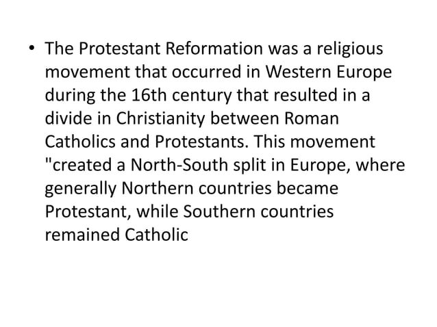 Impact of reformation and counter reformation on Art | PPTX ...