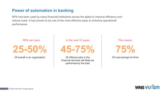 Robotic Process Automation in Banking: What’s the Impact? | PPTX