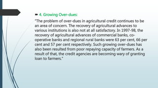 Impact of rural credit and finance on rural (1) | PPT