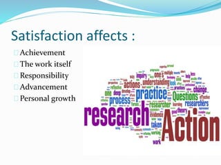 Impact of satisfied employee on workplace-- Organizational Behavior ...