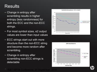 Impact of scrambling on barcode entropy | PPT