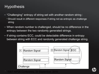 Impact of scrambling on barcode entropy | PPT