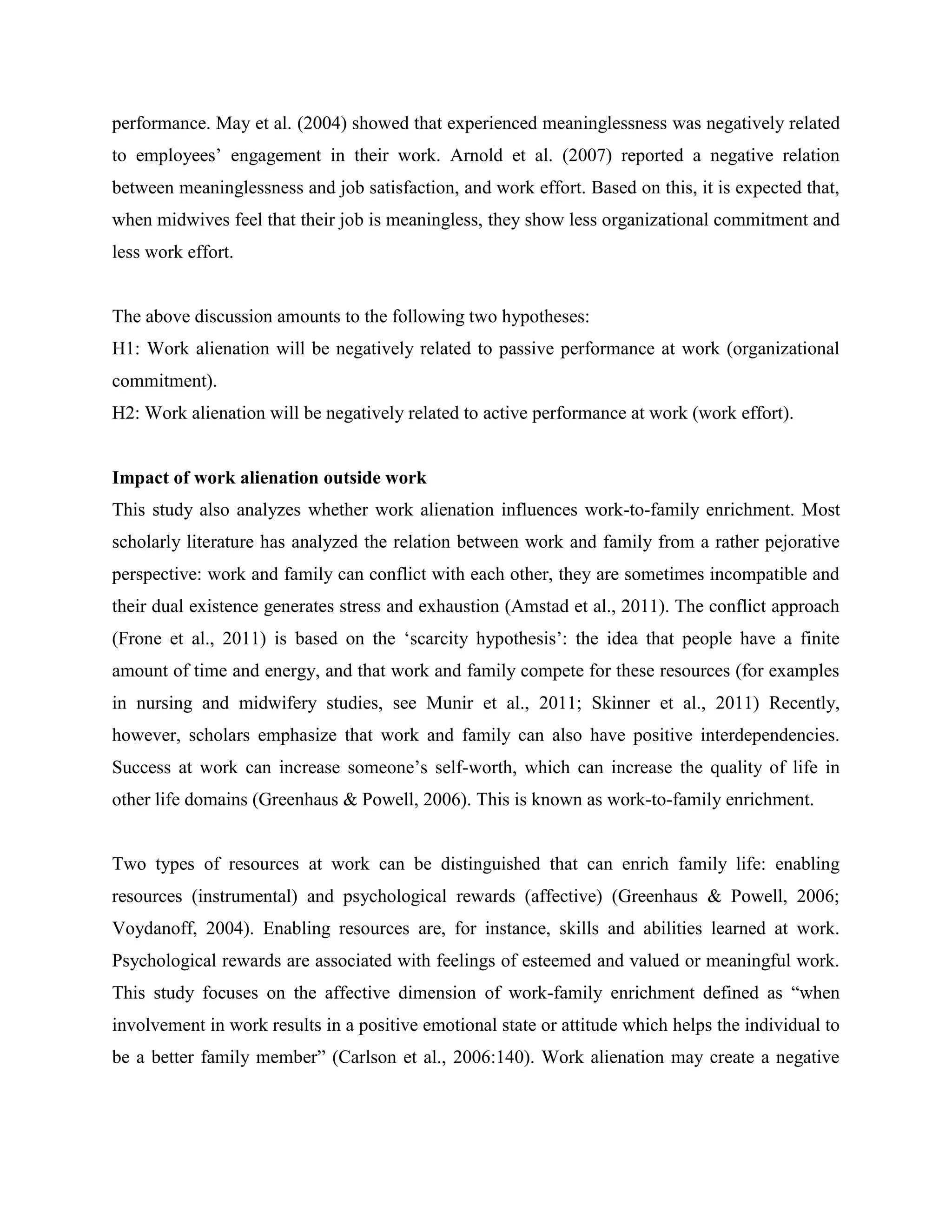 Impact of alienation | DOCX