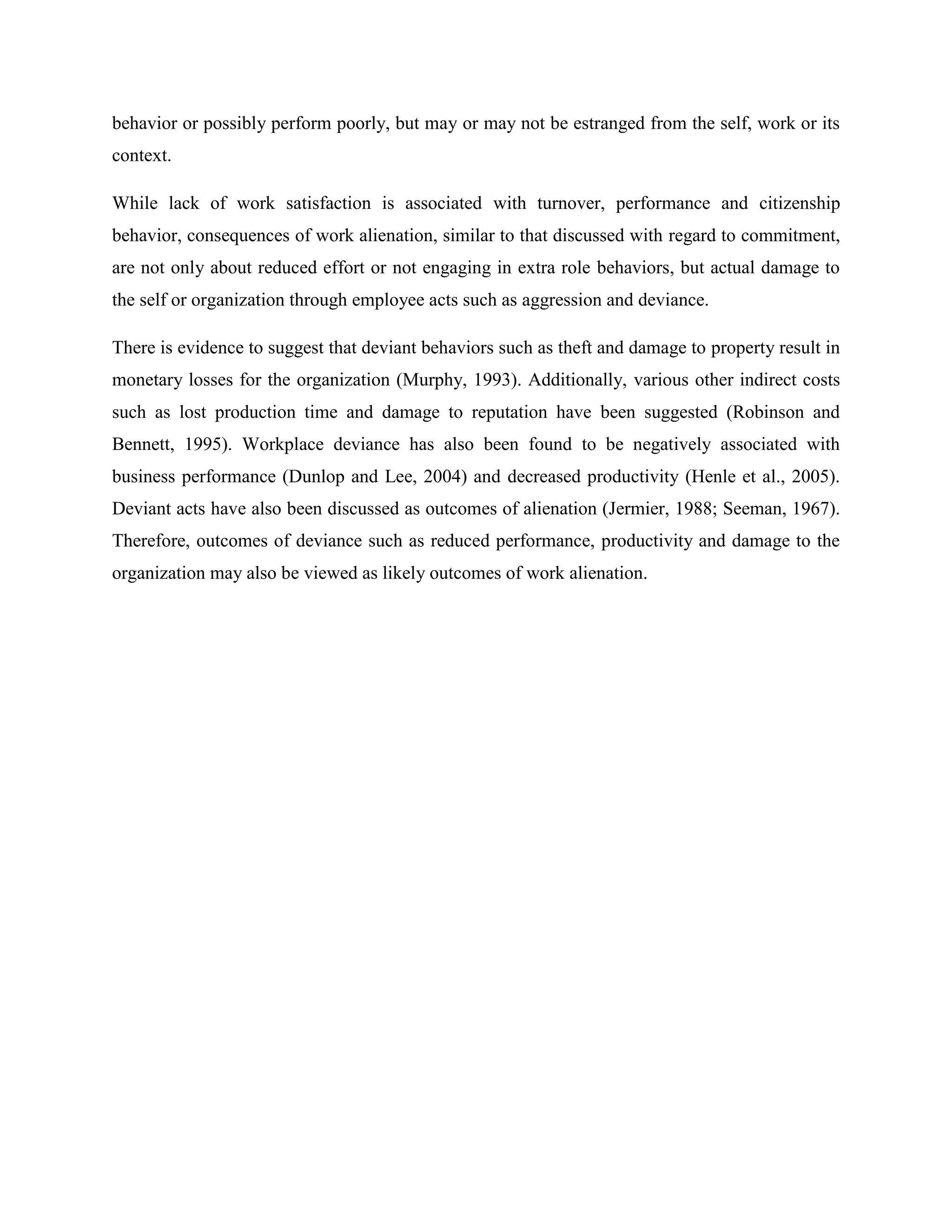 Impact of alienation | DOCX