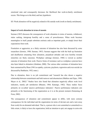 Impact of alienation | DOCX